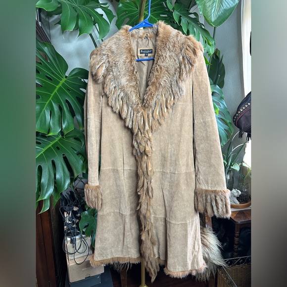 Jackets & Coats | Raffaelo Genuine Suede Leather Penny Lane Vintage ...